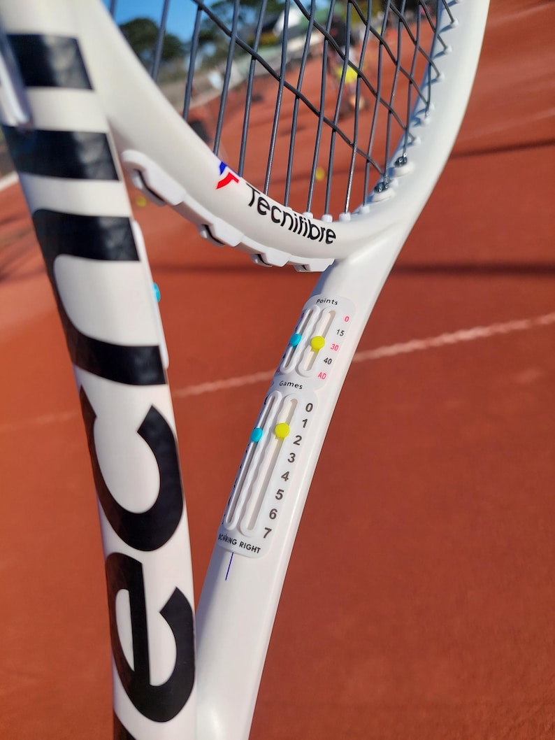 The ORIGINAL Scoring Right Tennis Racquet Scorekeeper – Easily Mounted ...