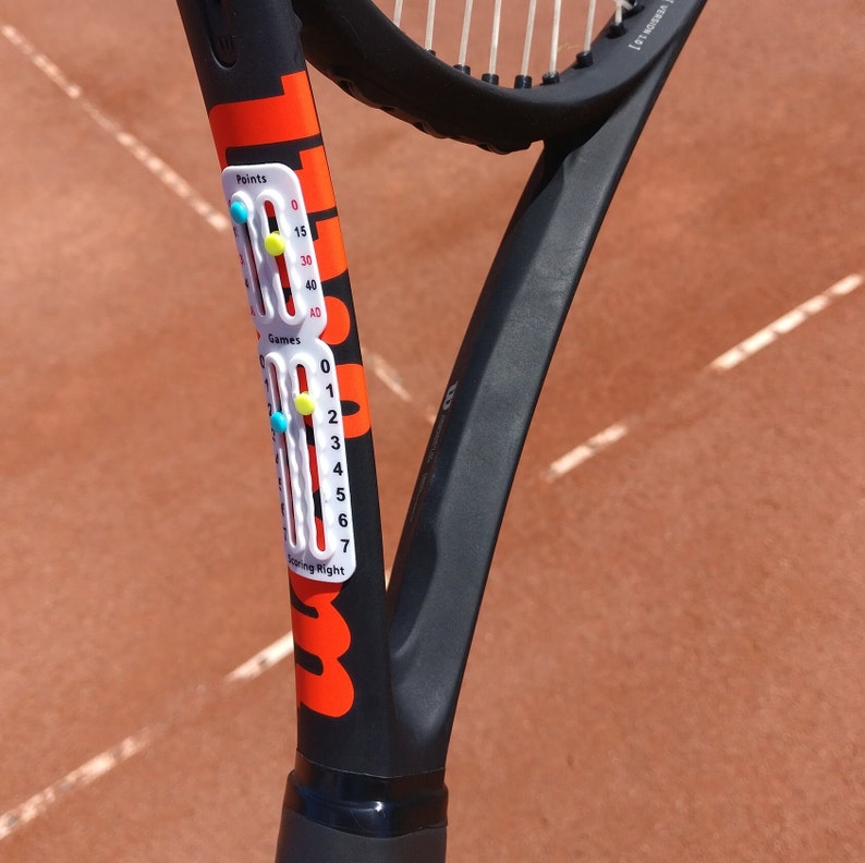 Scoring Right Portable Tennis Racquet Scorekeeper Easily - Etsy Canada