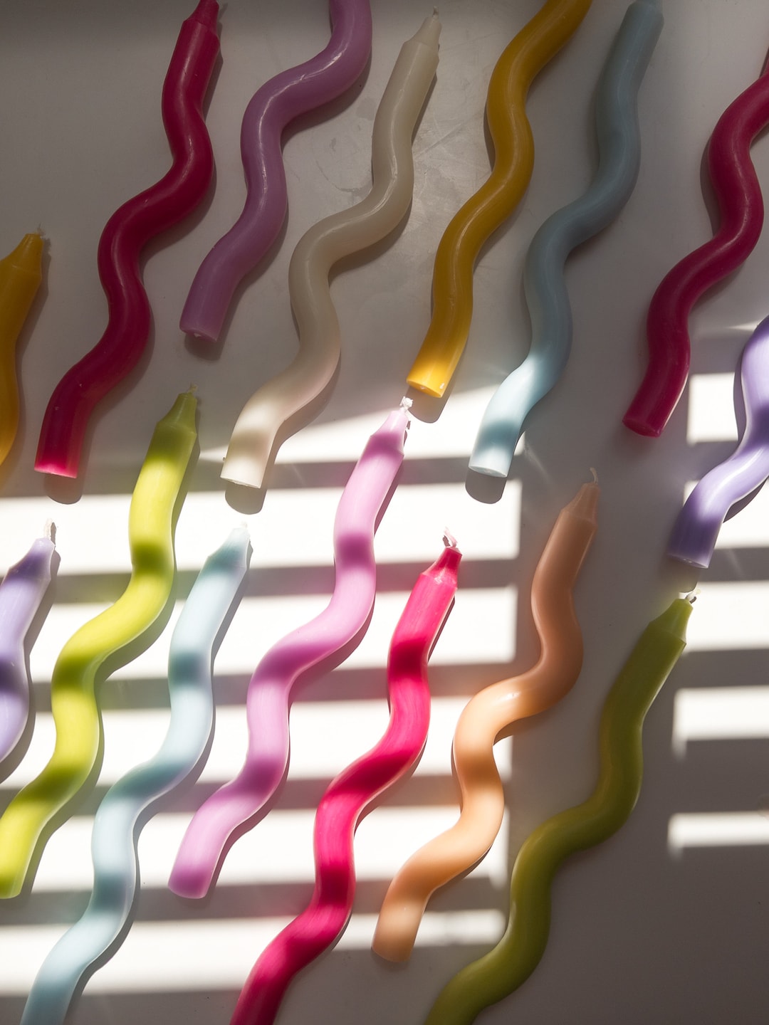 Handmade Wavy Candles, Spiral Candle, Funky Candle, Twisted Candle - Etsy