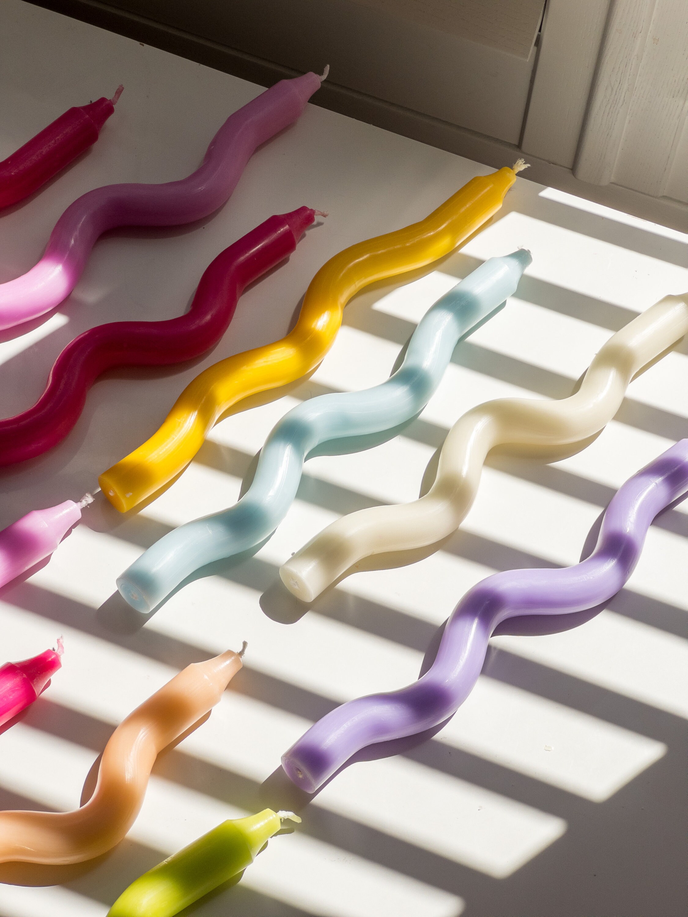Handmade Wavy Candles, Spiral Candle, Funky Candle, Twisted Candle - Etsy