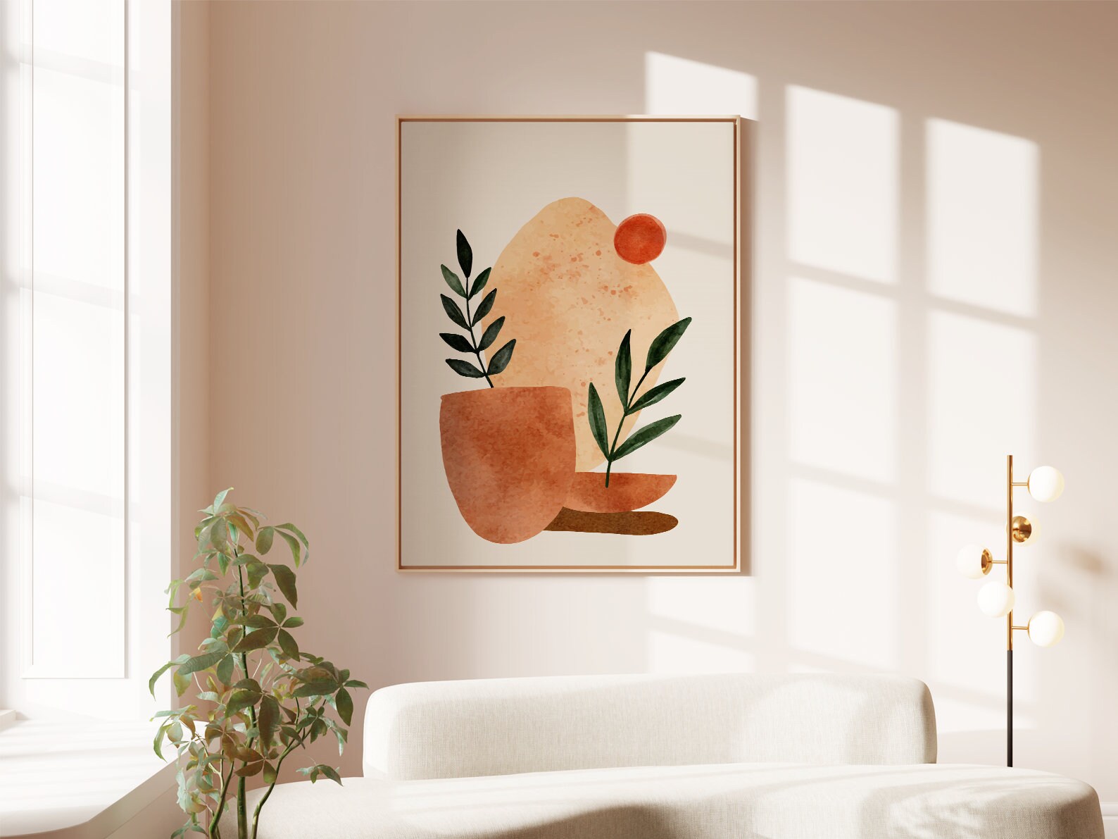 Printable Boho Poster Set of 3, Bohemian Art Gallery Wall for Living ...