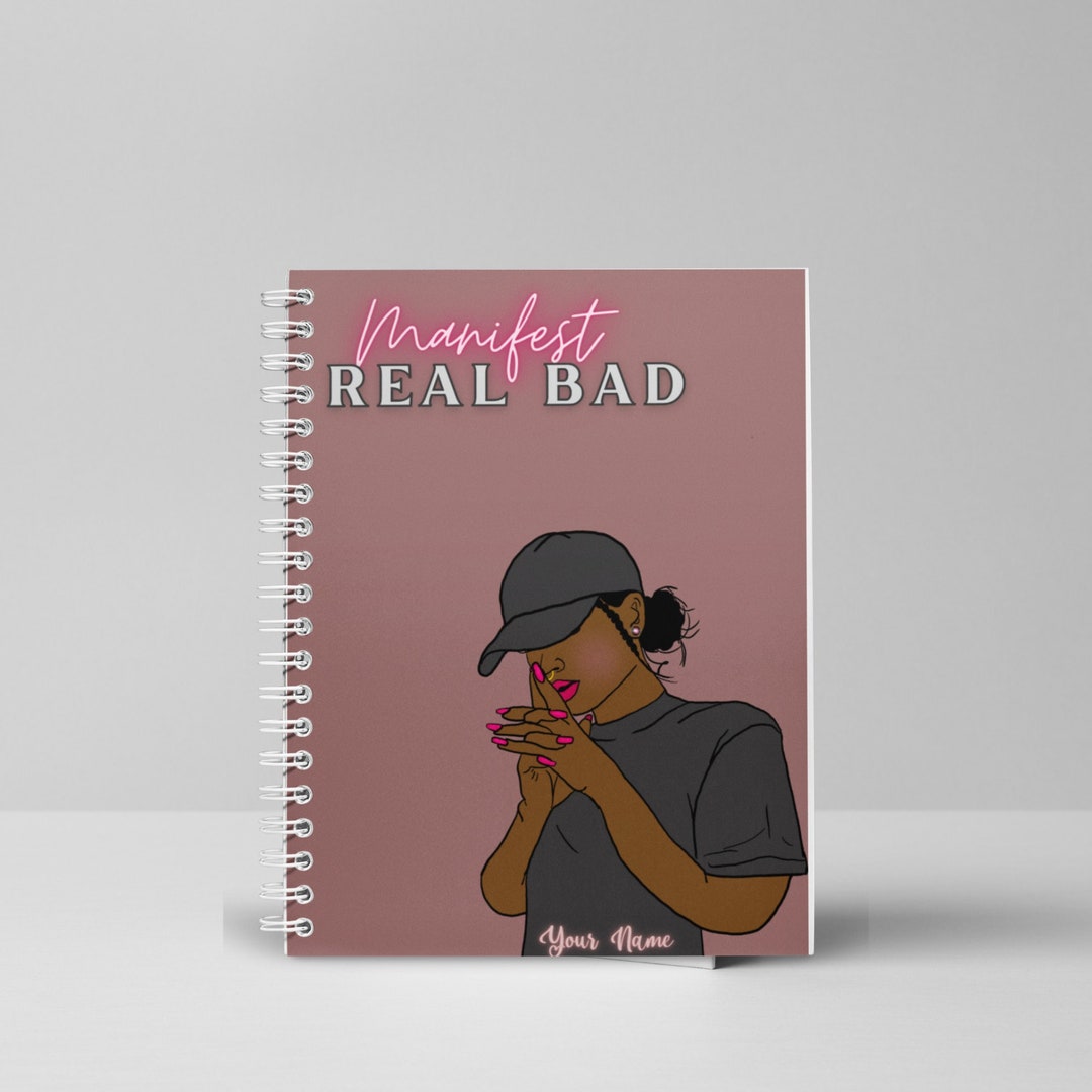 Manifest Real Bad Spiral Journal- Personalizable Manifestation Journal ...