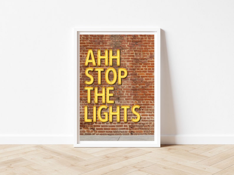 Funny Irish Saying Print, Neon Sign Wall Art, Irish Humour Digital ...