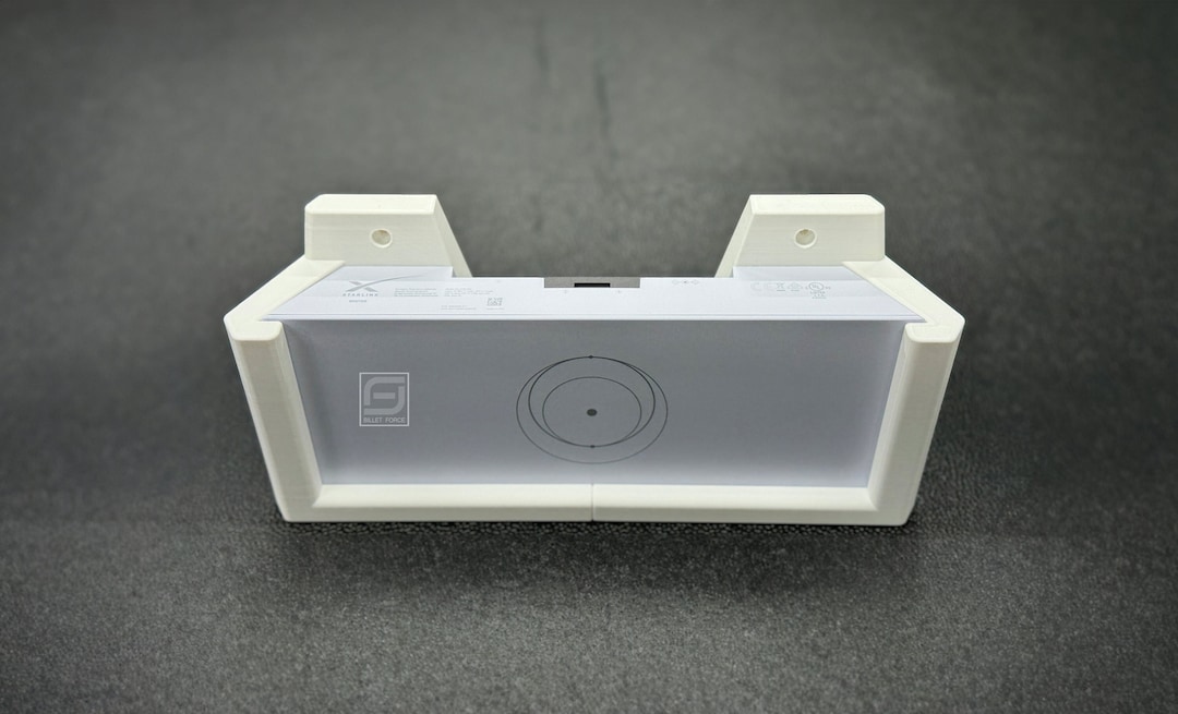 Starlink Gen 3 Router Wall Mount - 3D Printed Plastic - White - Fast ...