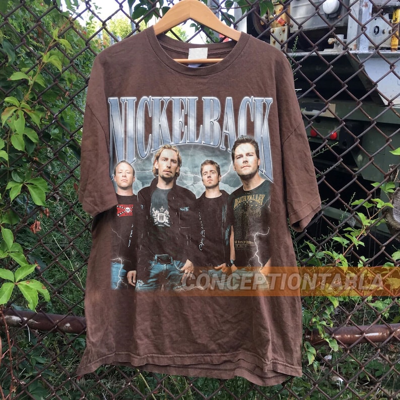 Limited Vintage Nickleback Band Shirt, Nickleback Get Rollin New Album ...