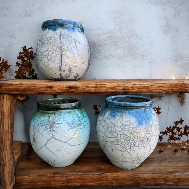 Raku Pottery - Etsy