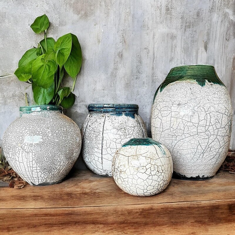 Raku Pottery - Etsy