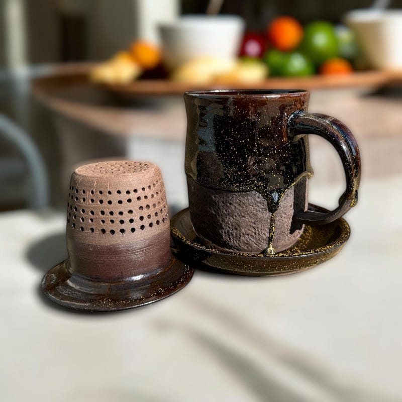 Clay Tea Cup - Etsy