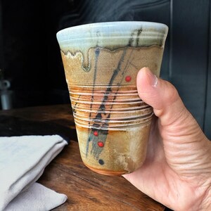 Porcelain Mug No Handle Coffee Mug, 10 Oz Handless Tea Cup Ceramic Wine ...