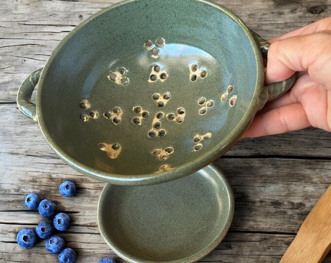 Pottery Berry Bowls, Ceramic Berry Bowls, Berry Bowls With Saucers ...