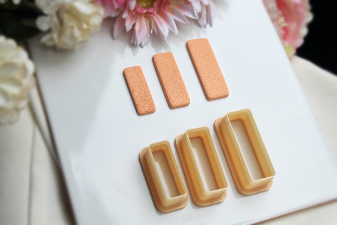 Rectangle Polymer Clay Cutter, Huggies Clay Cutter, Polymer Clay Cutter ...