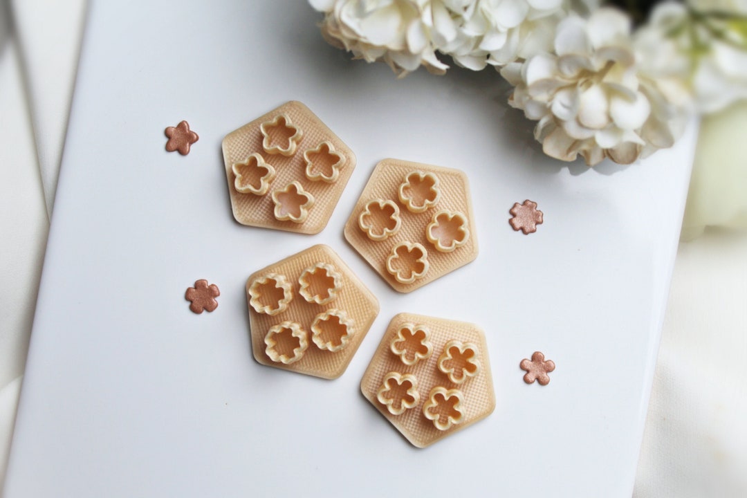 Micro Flowers Cutter, Polymer Clay Cutter, Mini Flower Cutter, Flower ...