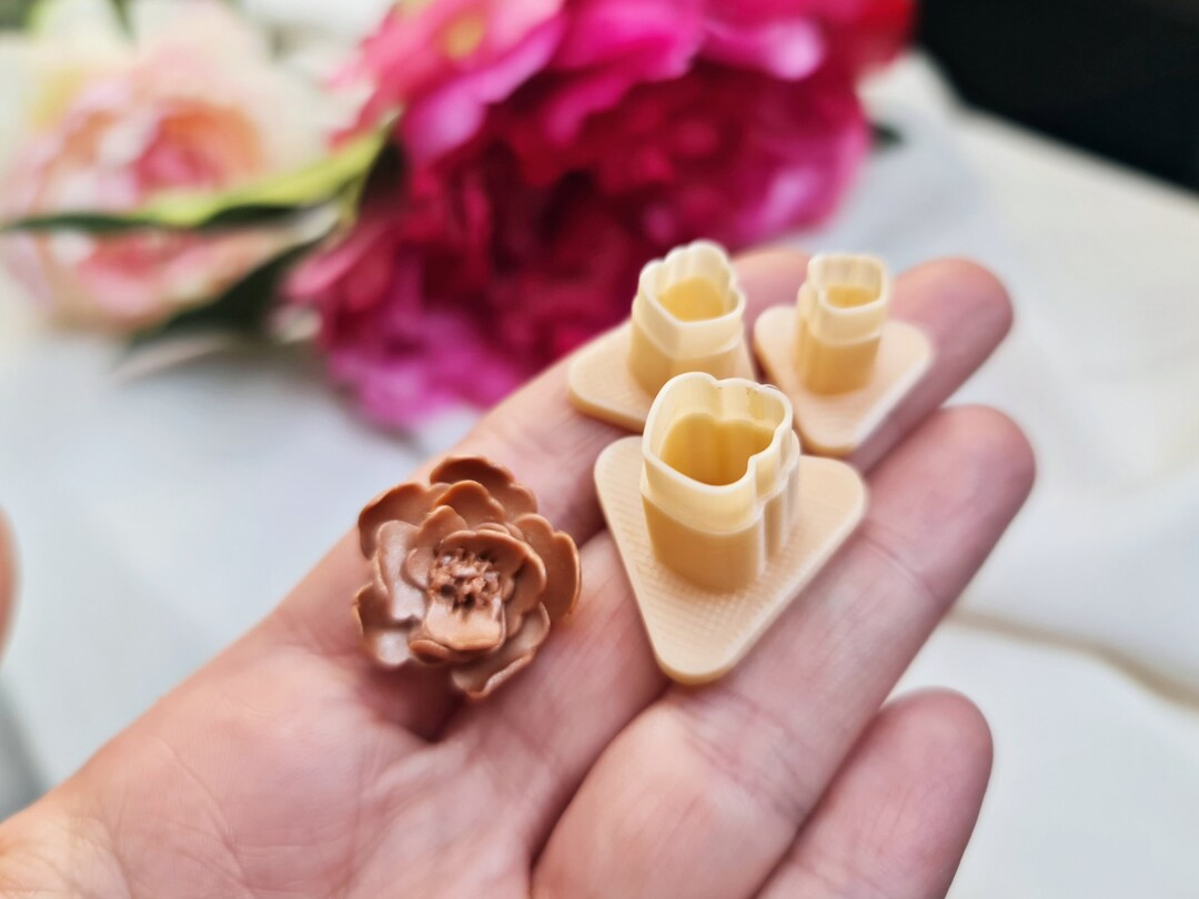 Micro Flowers Cutter, Micro Cutter SET, Polymer Clay Cutter, Flower ...