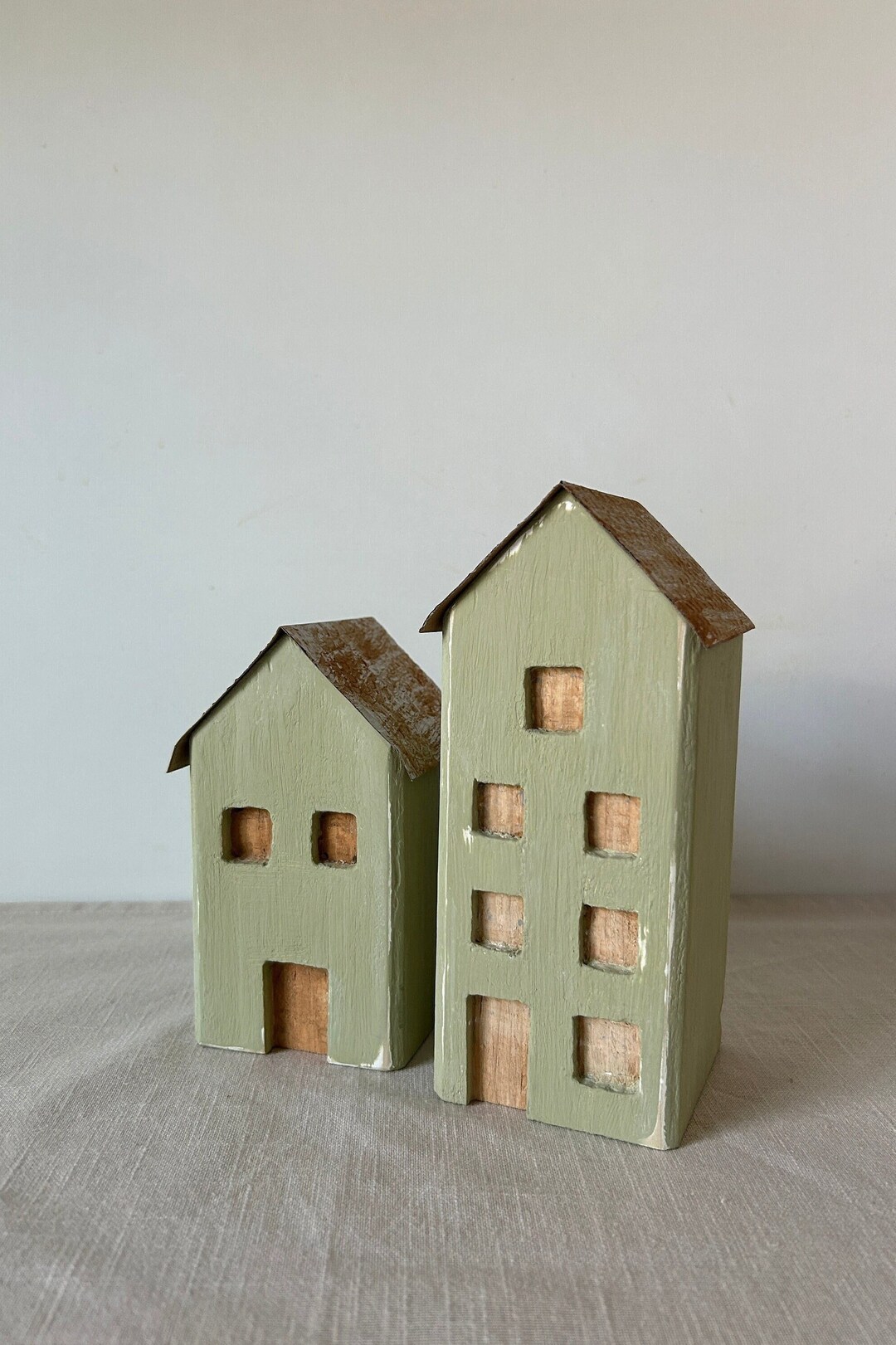 Decorative Wooden Houses - Etsy