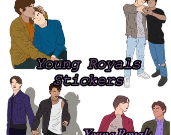 Waterproof Young Royals TV Show Stickers - Etsy