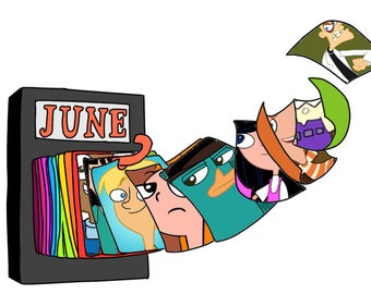 Phineas and Ferb Sticker Pack//doctor Doofenshmirtz//phineas - Etsy