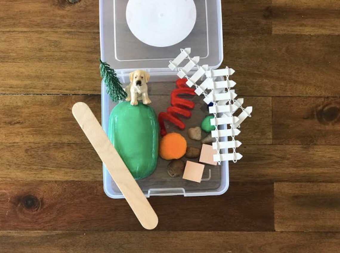 MINI Dog Pet Play Dough Theme Sensory Kit Kids Play Joy - Etsy