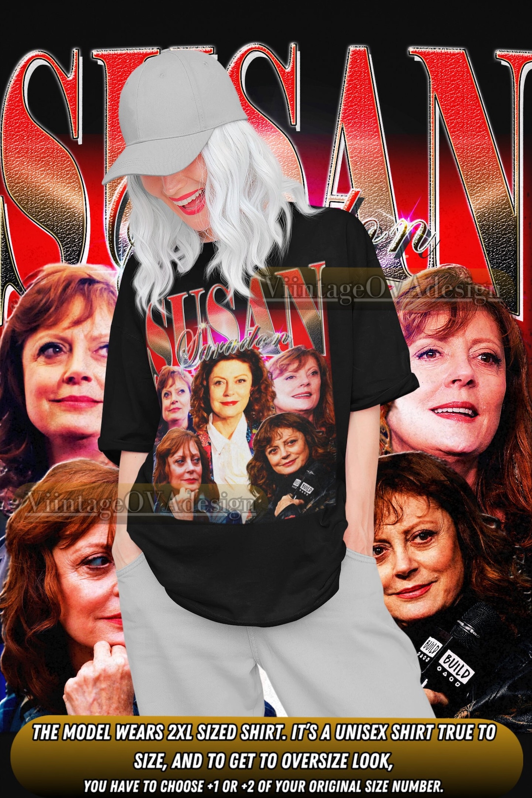 Retro Susan Sarandon Shirt, Homage Susan Sarandon Shirt, Susan Sarandon ...