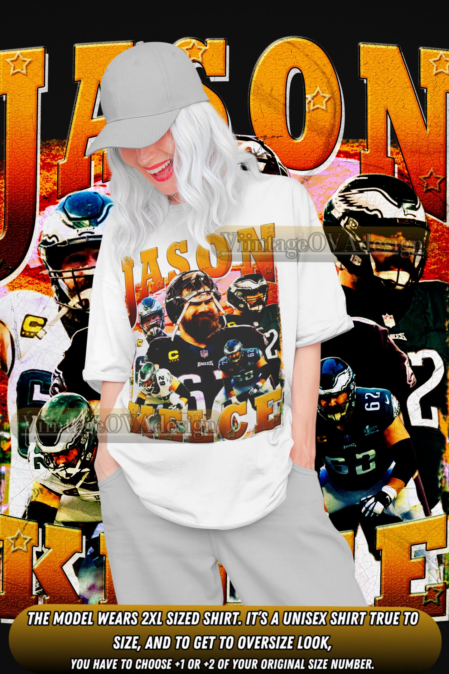 Retro Jason Kelce Shirt Homage Jason Kelce Tshirt Classic - Etsy