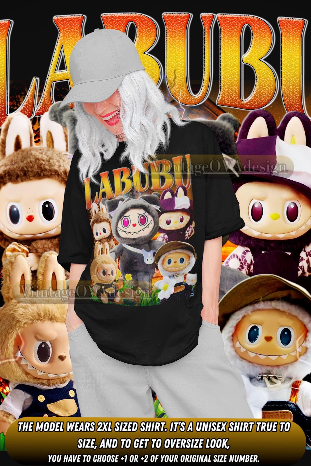 Super Fresh New Arrivals Labubu Shirt, Homage Labubu the Monsters Cute ...
