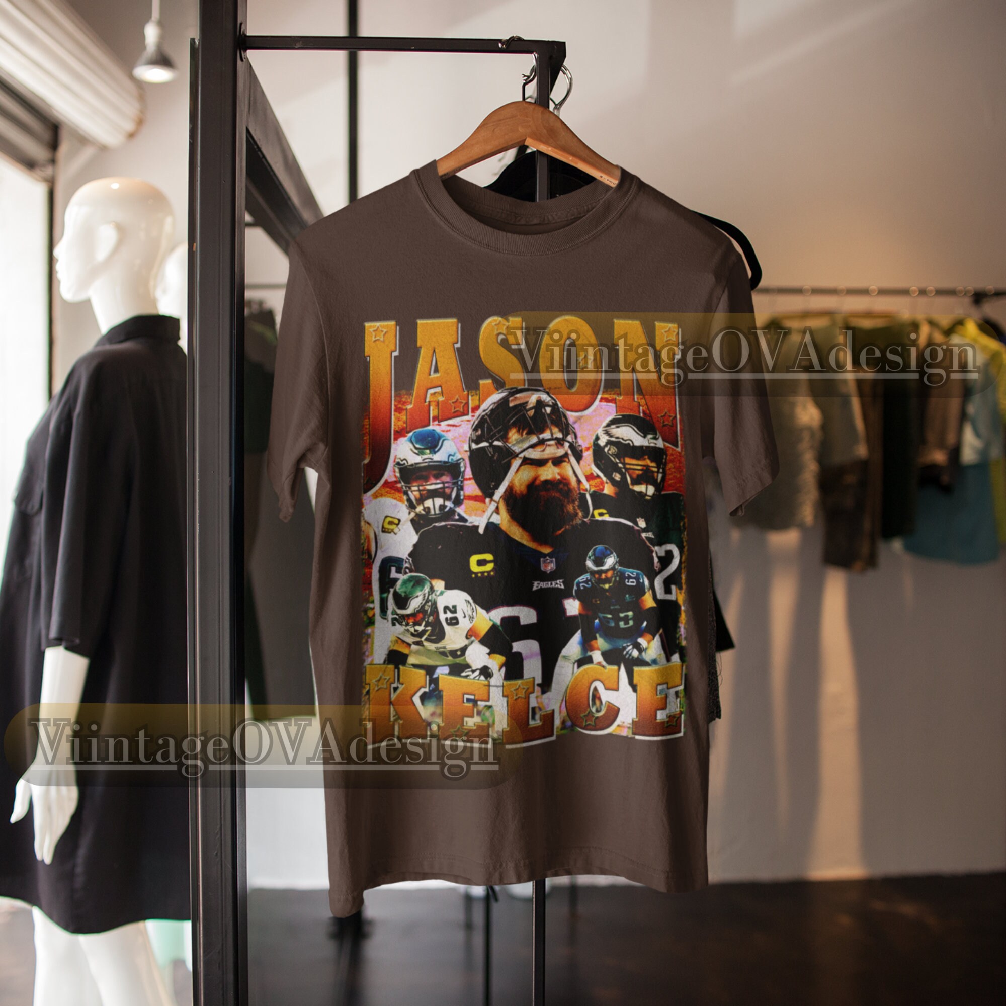 Retro Jason Kelce Shirt Homage Jason Kelce Tshirt Classic - Etsy