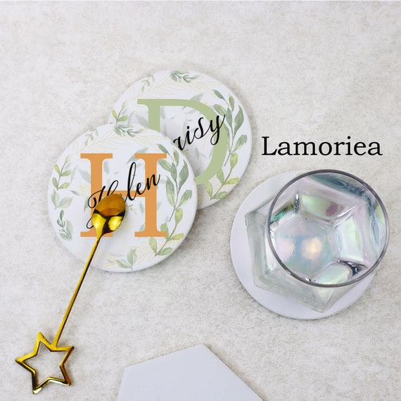 Custom Ceramic Coaster Couple Gift Ceramic Coaster for | Etsy