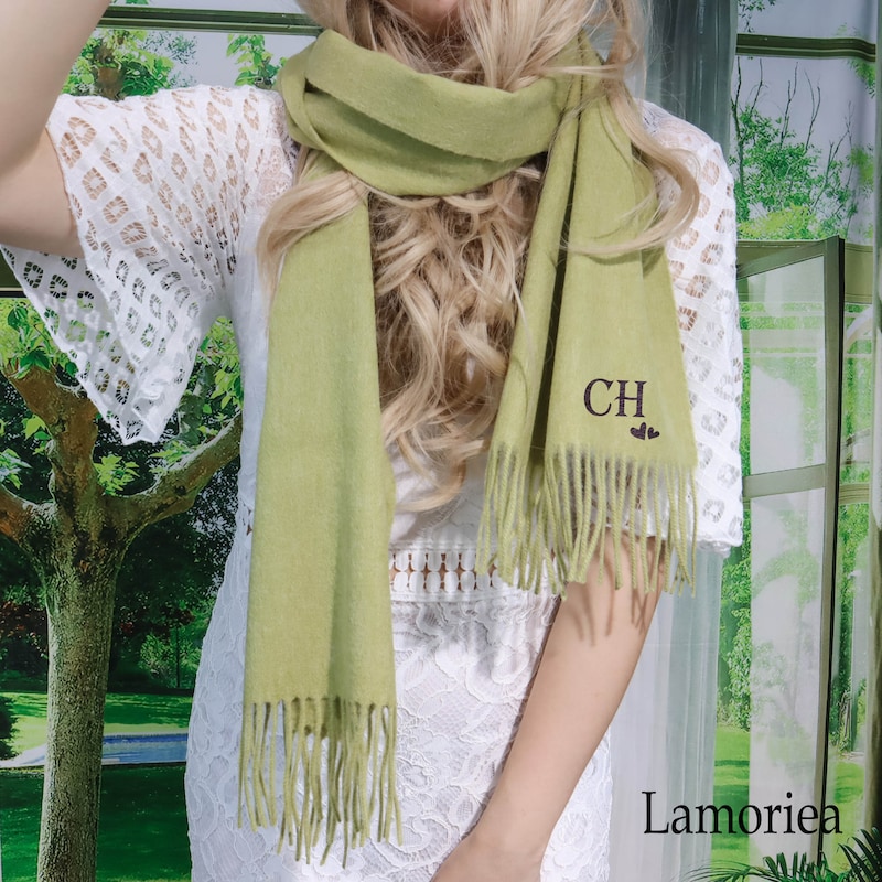 Hand Embroidered Scarf - Etsy