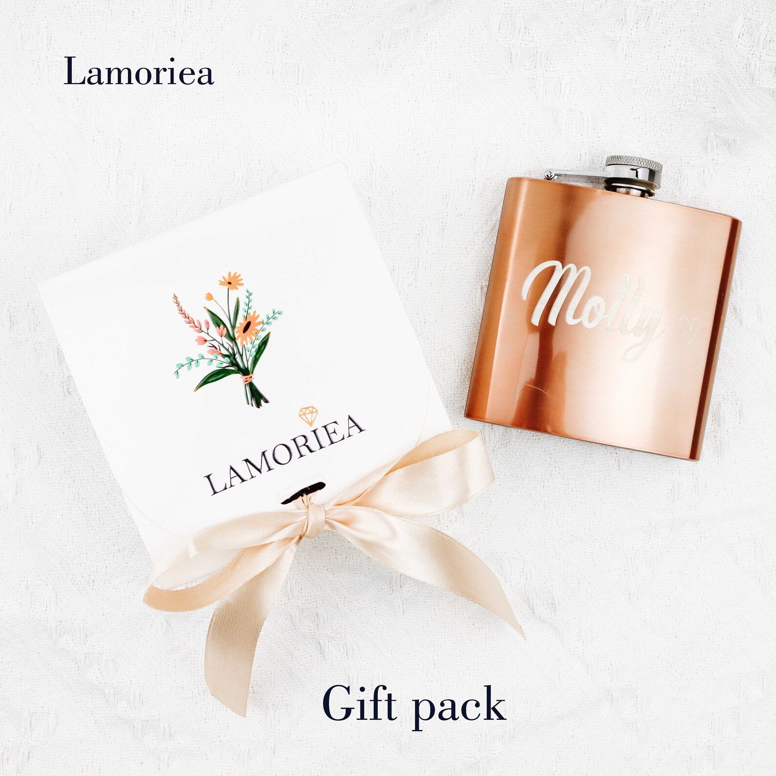 Personalised Ladies Hip Flask, Bridesmaid Gifts, Gift for Her, Maid of ...