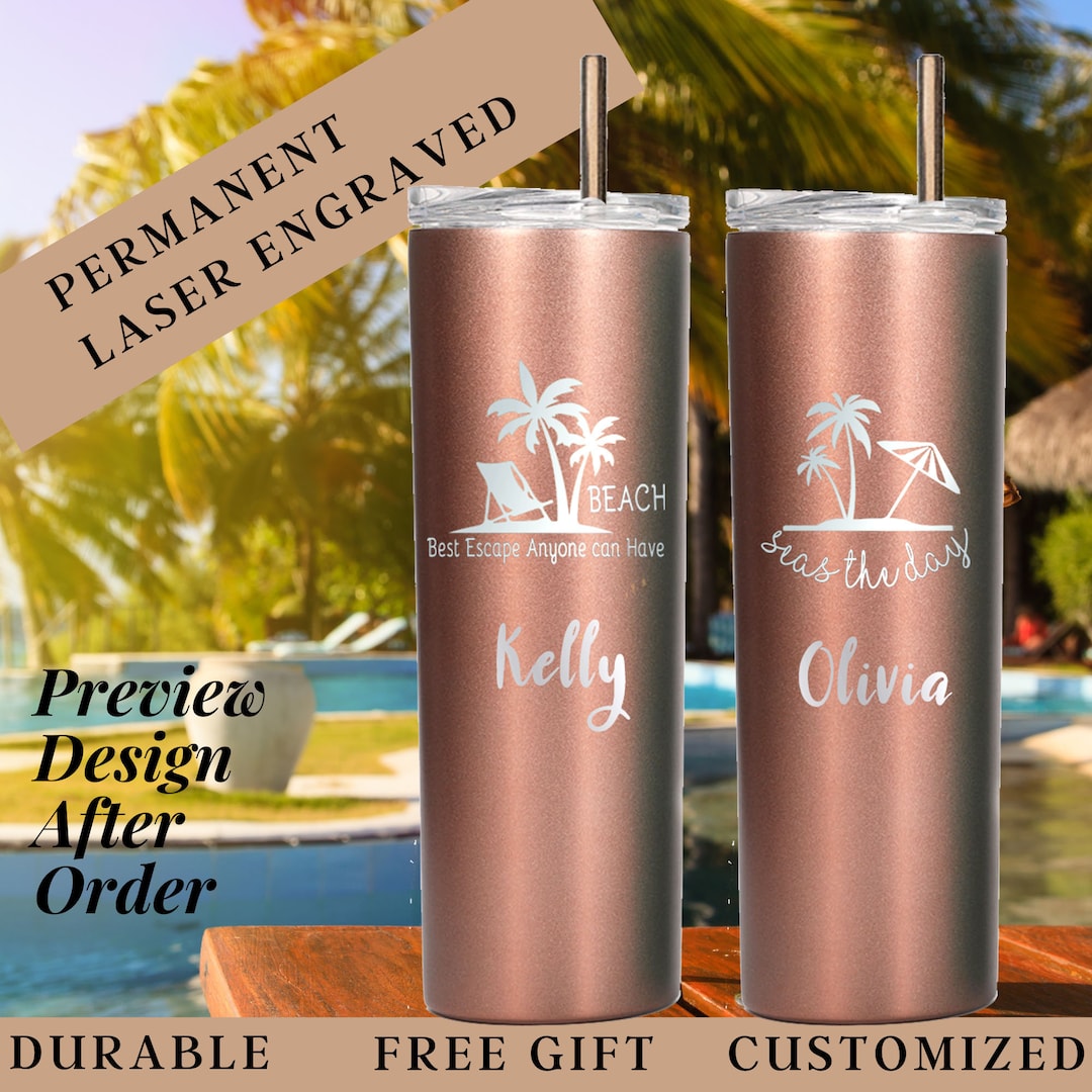 Custom Family Trip Tumblers, Girls Trip Tumblers, Tumbler With Lid ...