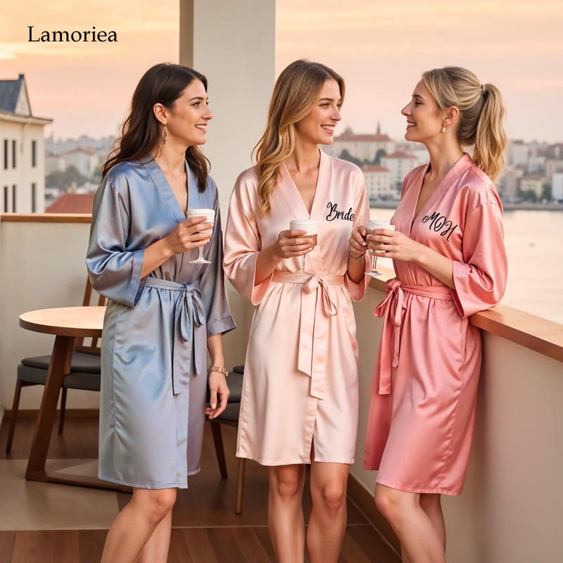 Bridesmaid Robes Womens - Etsy UK