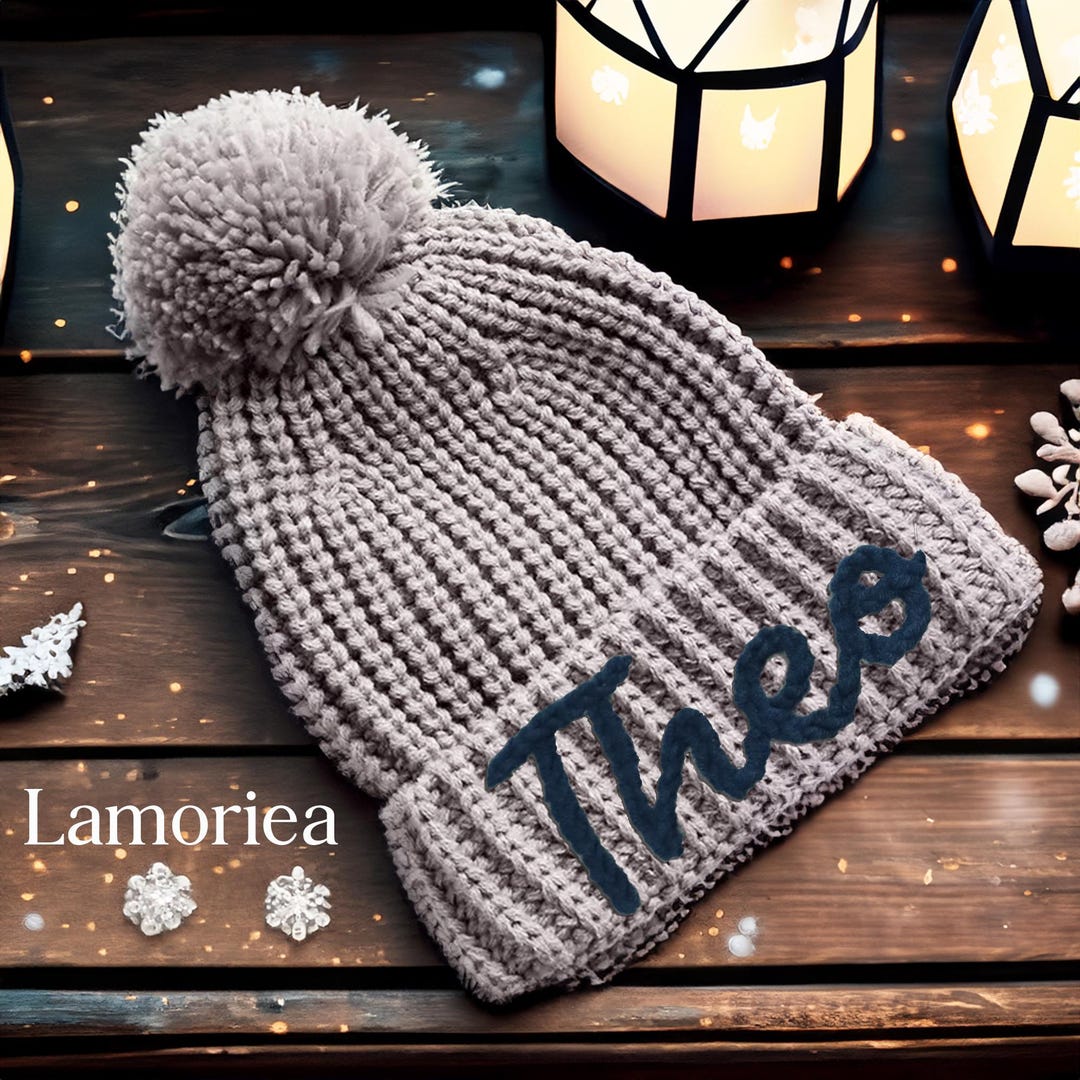 Personalized Winter Hat for Kids, Embroidered Kids Hat, Gifts for Kids ...