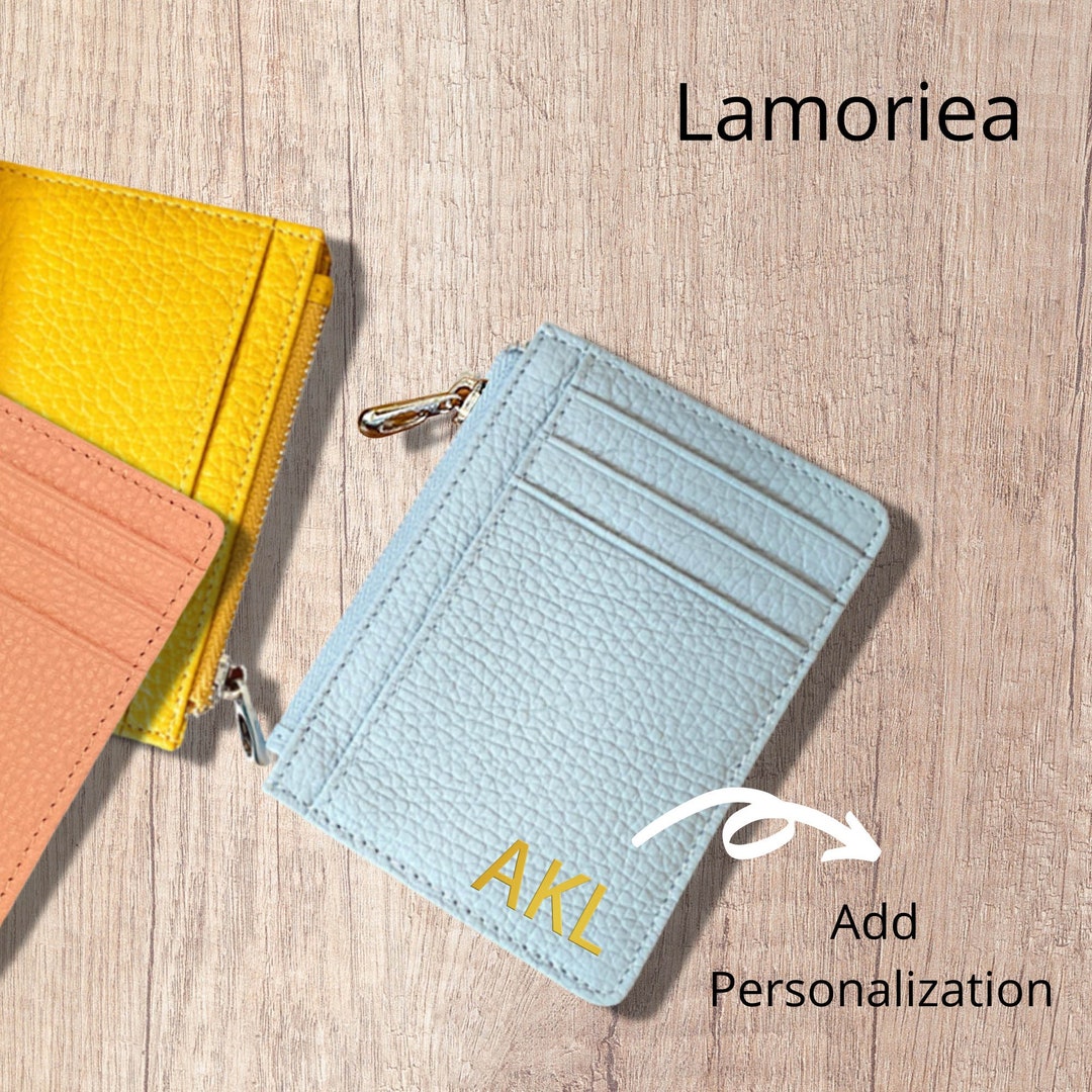 Personalised Card Coin Holder Wallet Purse,monogram Purse, Women's ...