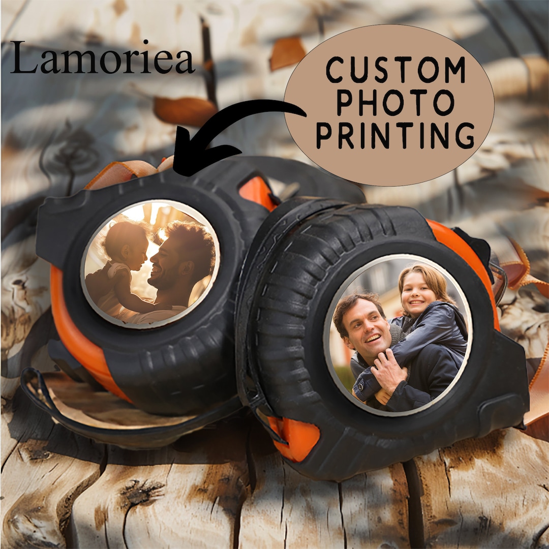 Custom Photo Tape Measure, Father's Day Tape Measure, Personalized ...