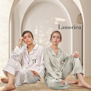 Personalised Satin Pyjamas 30th Birthday ,18th 21st Birthday Pajamas ...