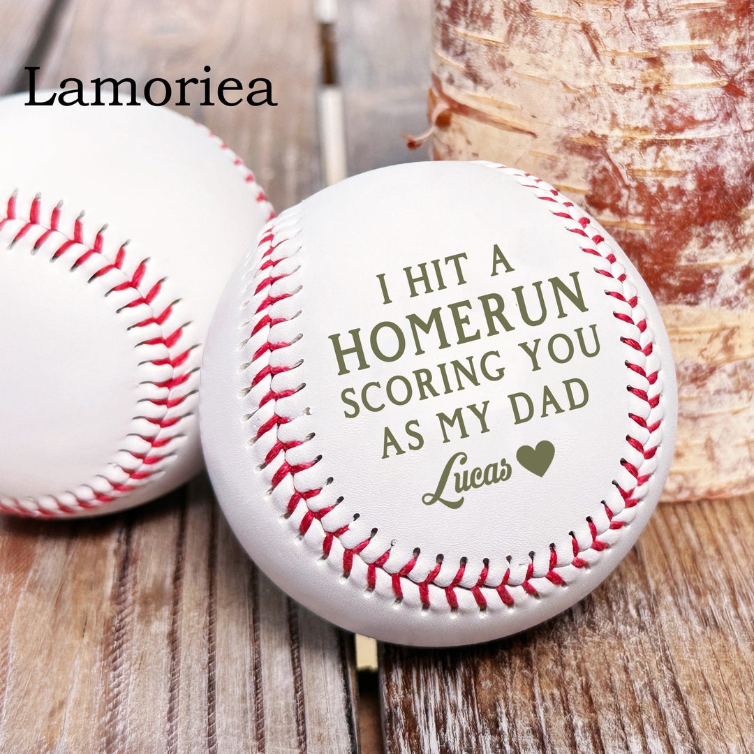 Personalized Baseball Gift,father Day Baseball,gift From Daughter,dad ...