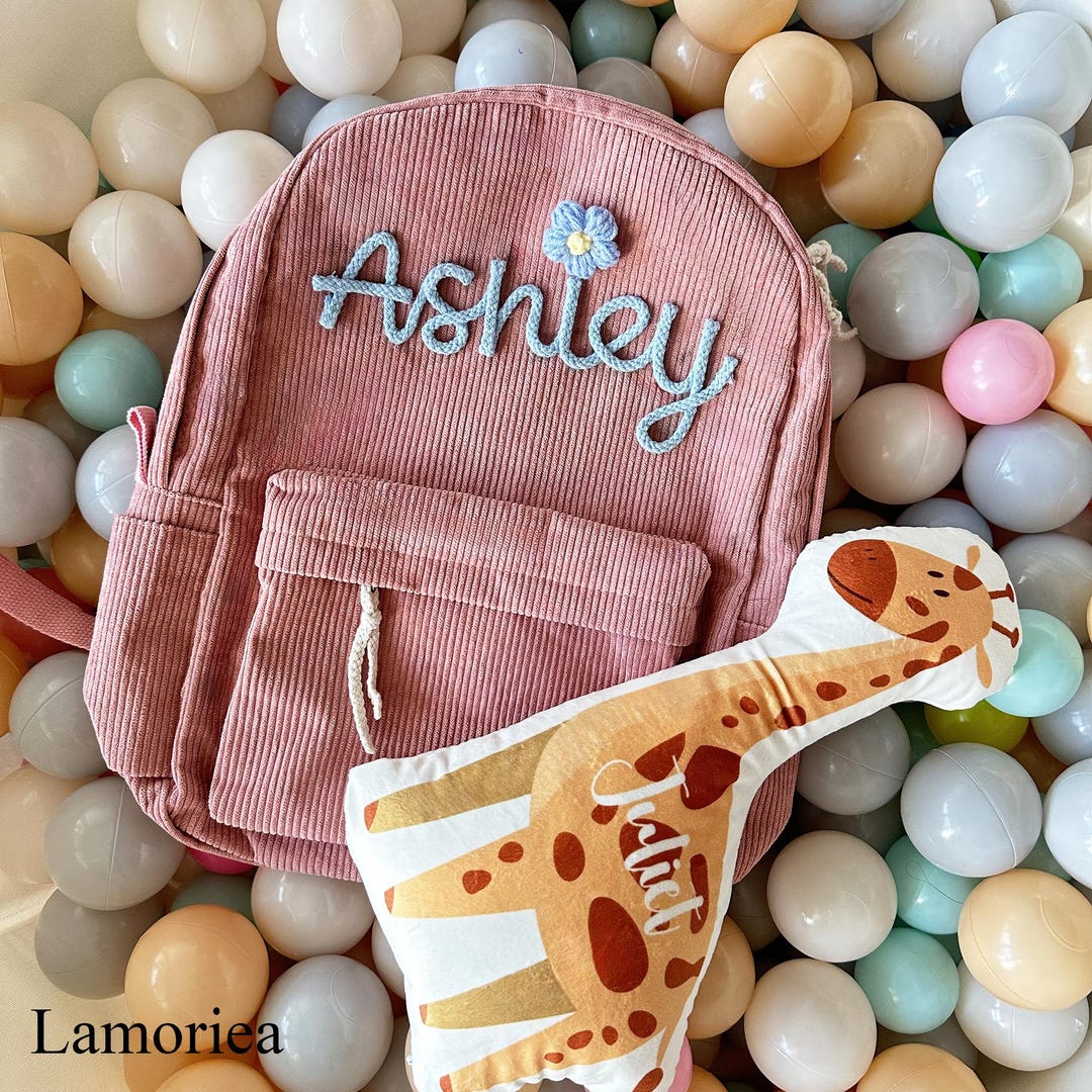 Personalized Kid Bag, Custom Toddler School Backpack, Kids School Bag ...
