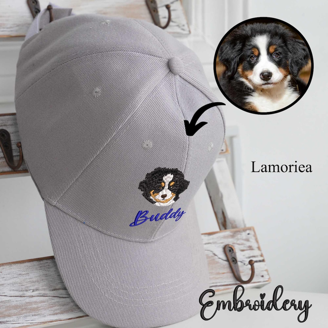 Personalized Embroidered Pet Hat, Custom Pet Embroidery Hat, Pet Lover ...