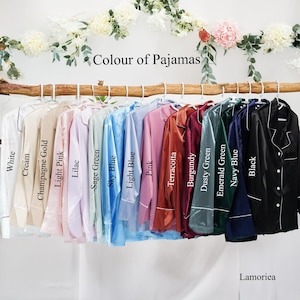 Personalised Satin Pyjamas 30th Birthday ,18th 21st Birthday Pajamas ...