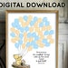 Classic Winnie the Pooh Guestbook With 50 Balloons/ Blue and - Etsy