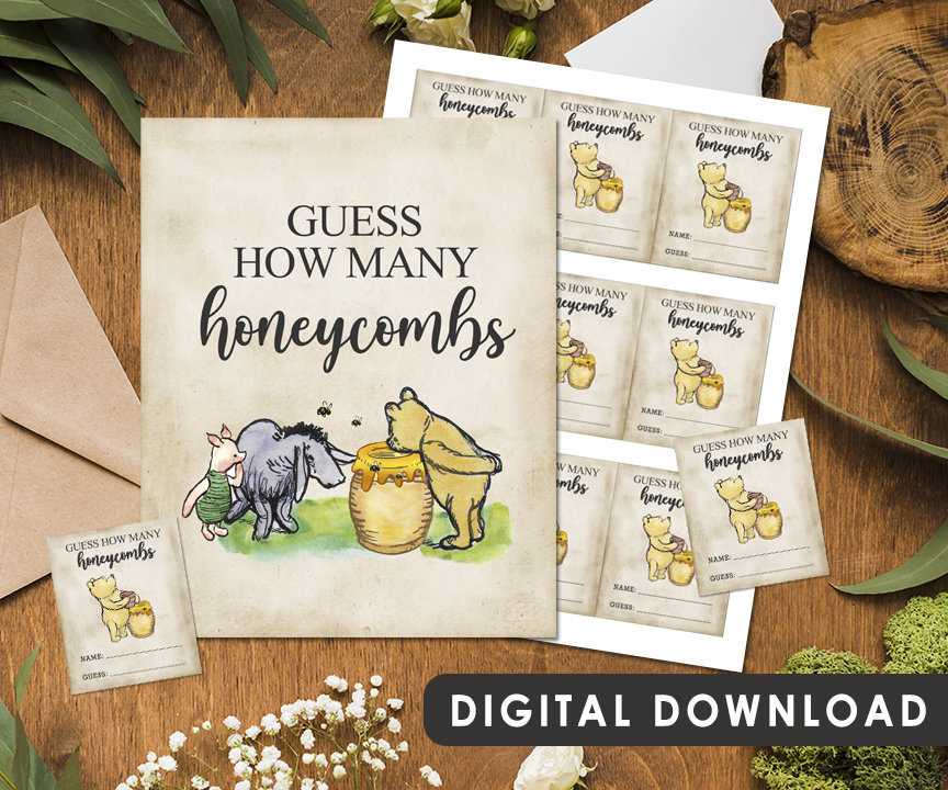 Downloadable 8x10 Sign With Answer Cards / Classic - Etsy