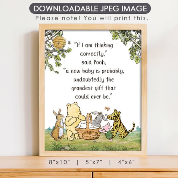 Winnie the Pooh If I Am Thinking Correctly - Etsy UK