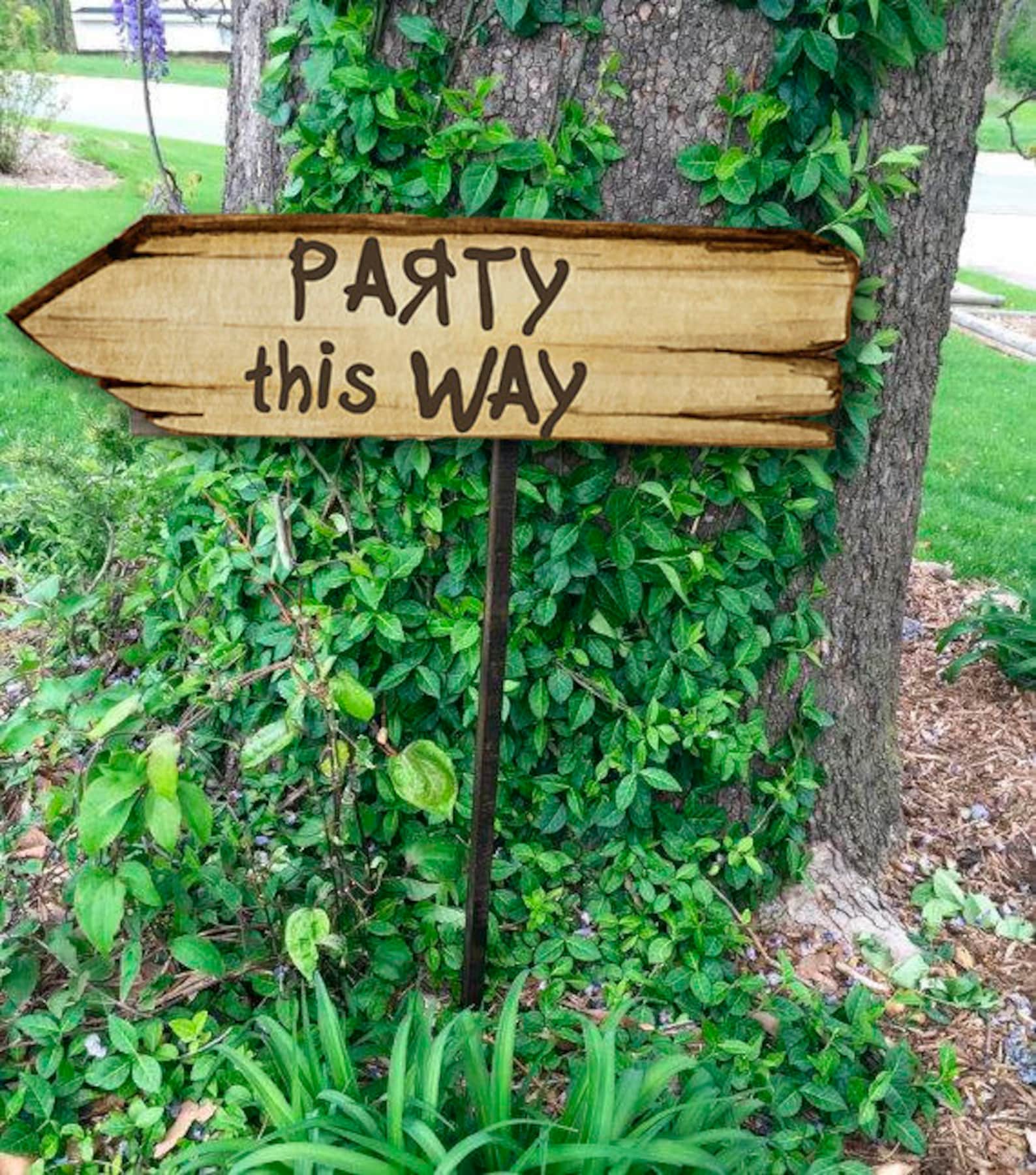 Downloadable Four 4 Digital Direction Arrow Signs 10x3 - Etsy