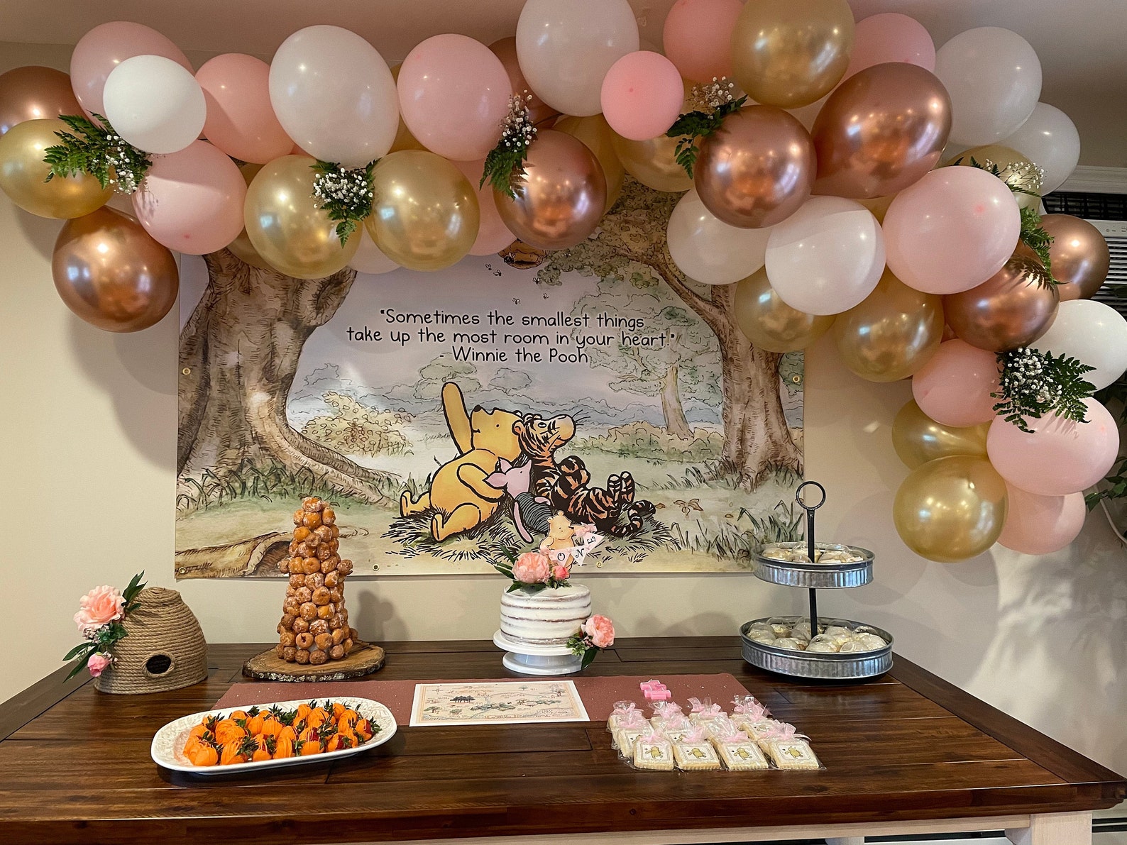 72"x48" Classic Winnie the Pooh Backdrop Background in DIGITAL FILE ...
