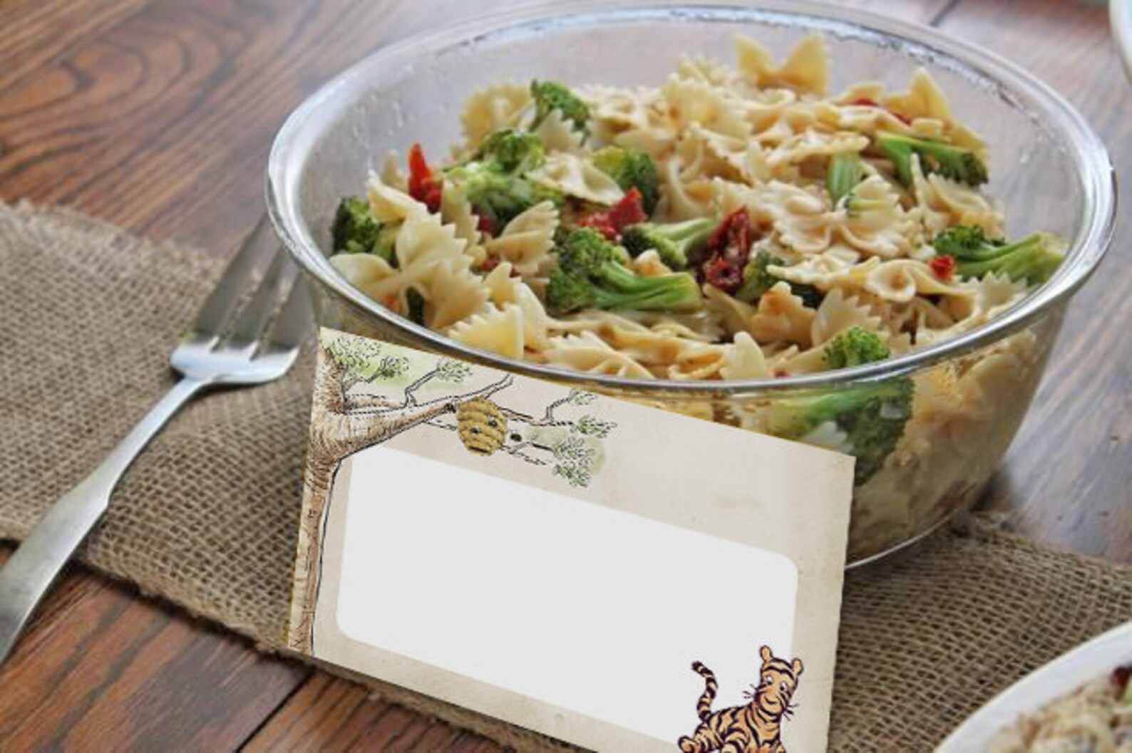 DOWNLOADABLE Blank Food Labels / Non-editable PDF / Food Tent - Etsy