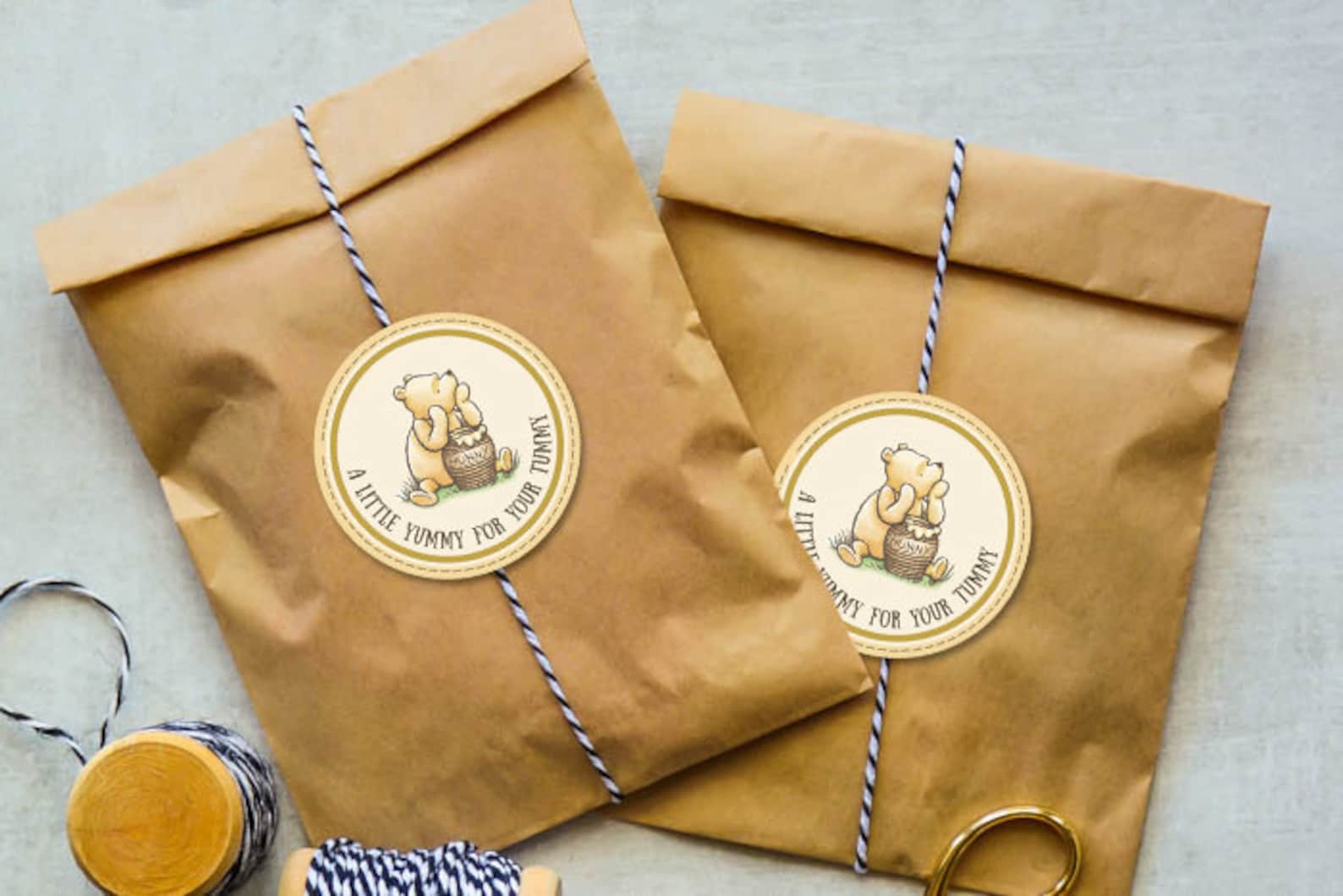 A Little Yummy for Your Tummy Circle Tag Sticker Cookie Food - Etsy