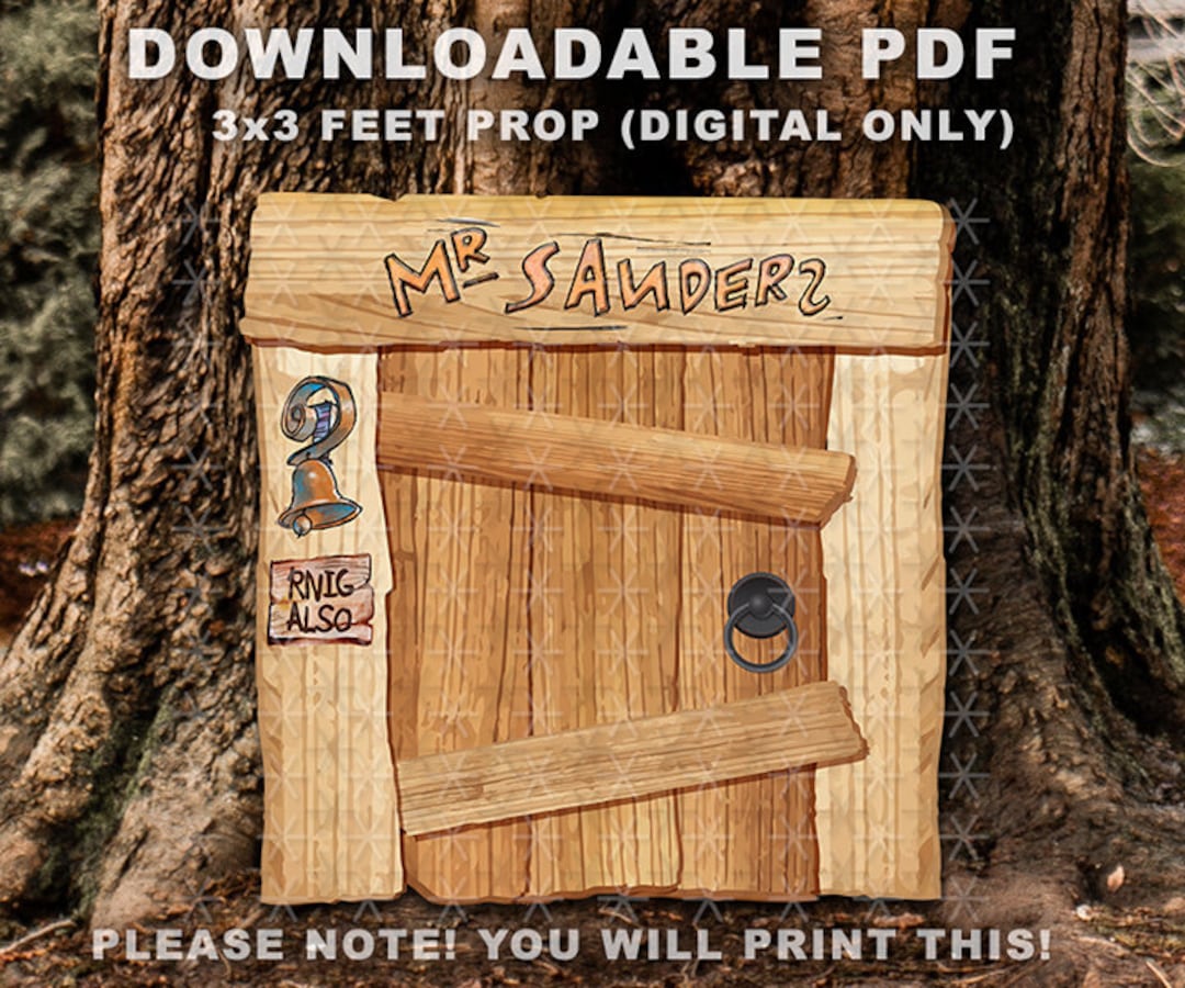 DOWNLOAD Mr Sanders Door Tree House! Classic Winnie the Pooh Door ...