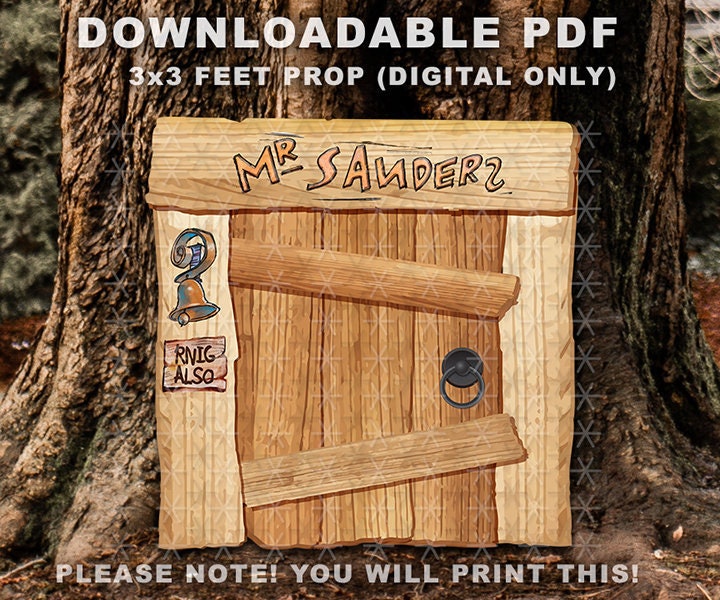 DOWNLOAD Mr Sanders Door Tree House! Classic Winnie the Pooh Door ...