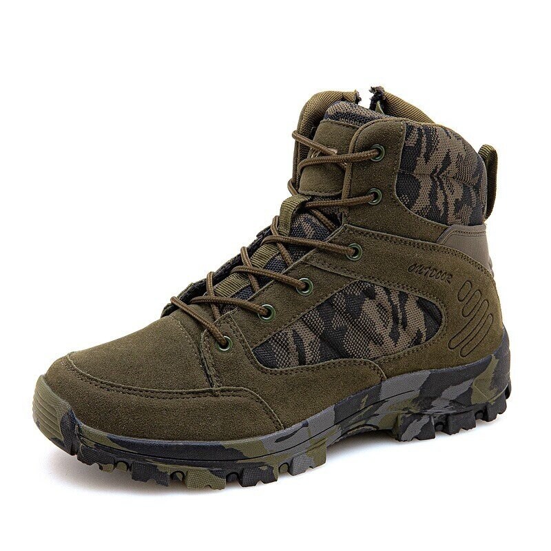 Tactical Military Combat Boots Men Suede Leather US Army - Etsy