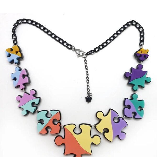 Friendship Puzzle Necklace - Etsy