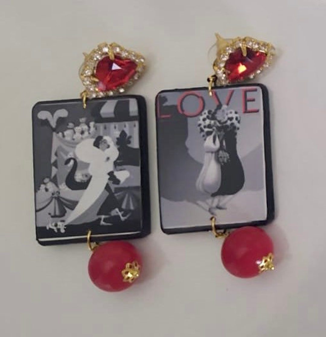 Cruella Demon Earrings - Etsy